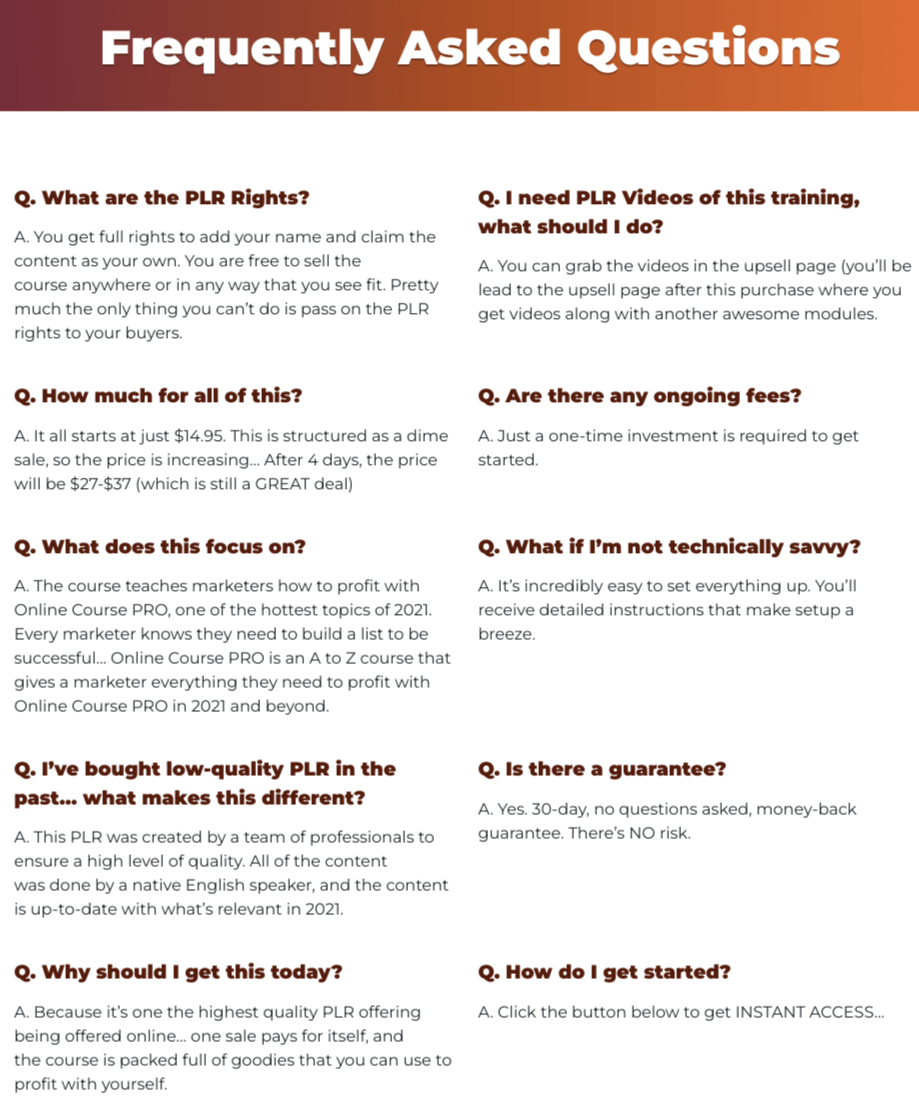 Online Course Pro Plr Review Build Your Brand In Self Help