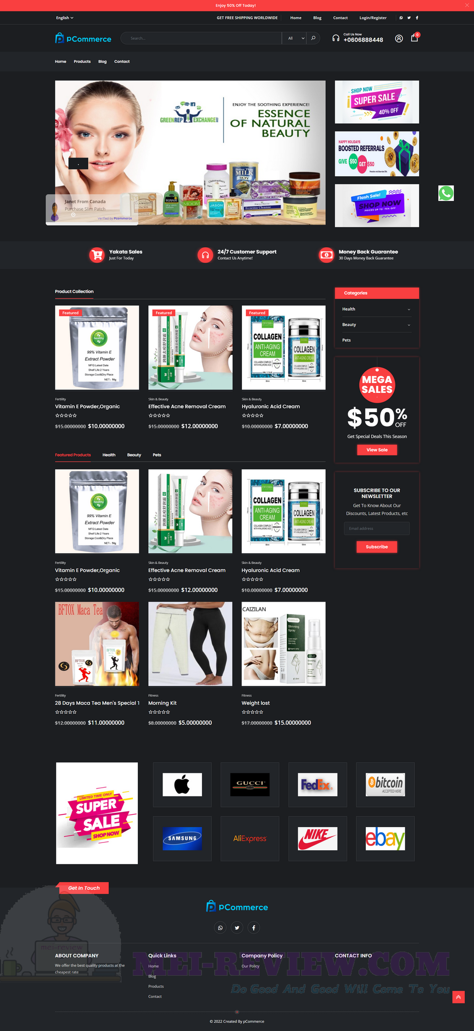 pCommerce Review: Build & Rent Digital Stores In Minutes
