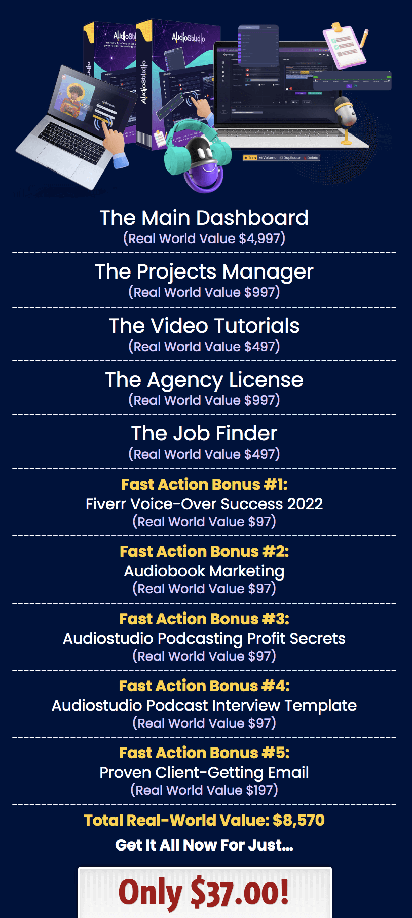 Audiostudio Review | Pricing & OTO | Bundle | Coupon Code