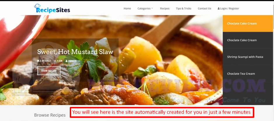 RecipeSites Review: The Shortcut To Become A Food Blogger