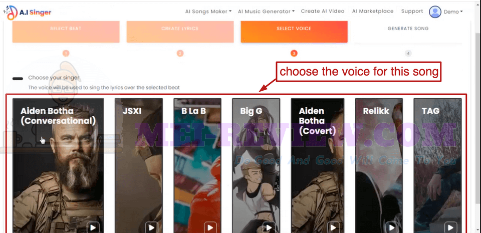 AI Singer Review: Compose Catchy Songs from Text with A.I.