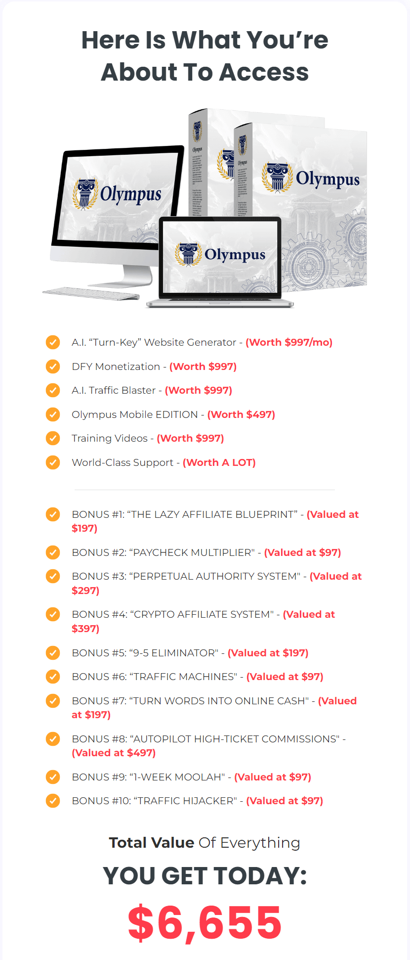 Olympus Review & Bonus: Should I Get This Software App?