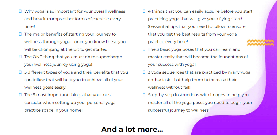 Yoga For Everyday Wellness PLR Review & Huge Bonuses
