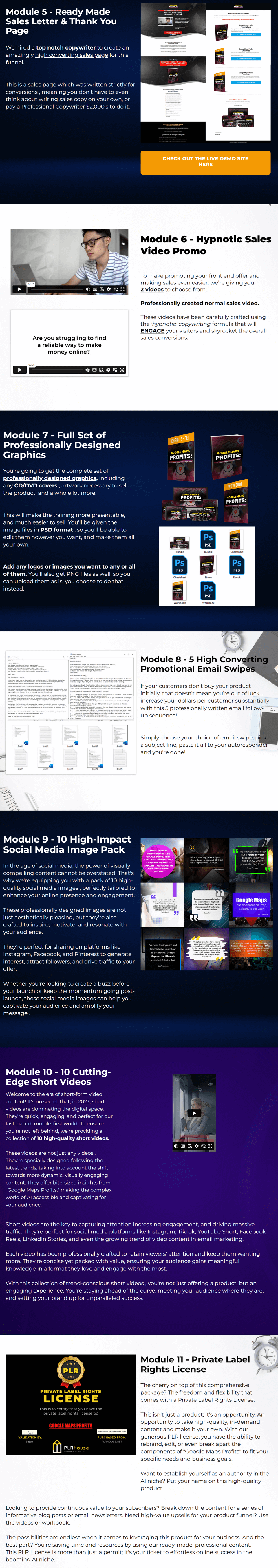 Google Maps Profits PLR Review & My Handy Bonuses