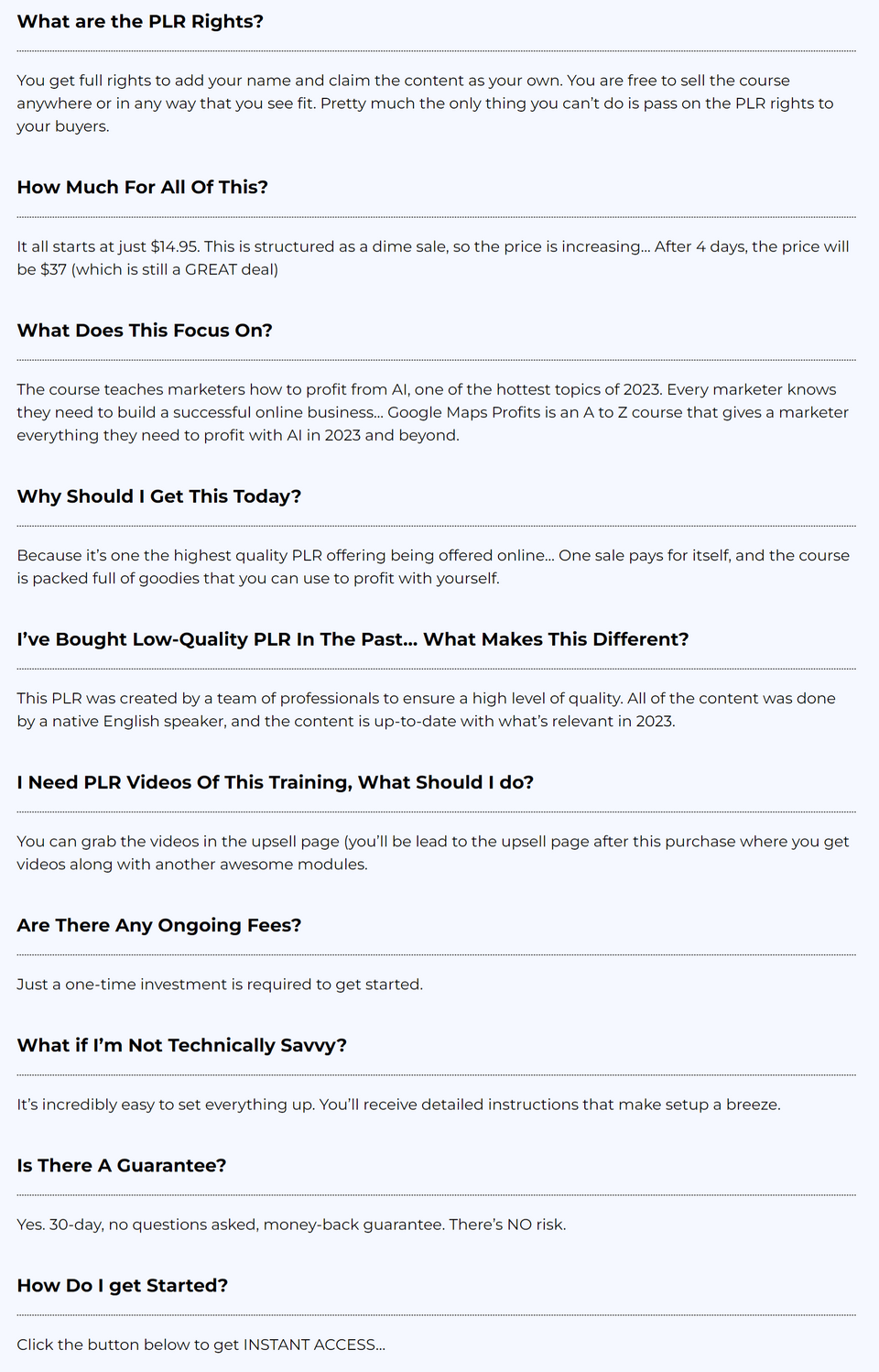 Google Maps Profits PLR Review & My Handy Bonuses