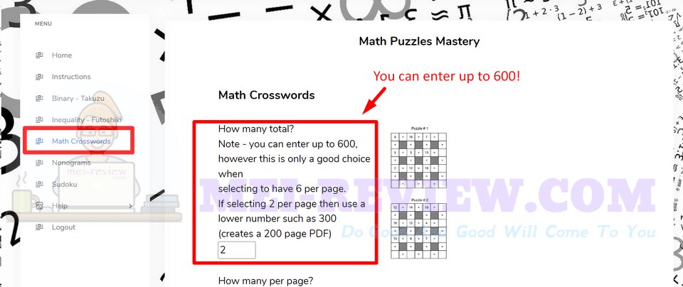 Math Puzzles Mastery Review: Profit from hot puzzlebooks