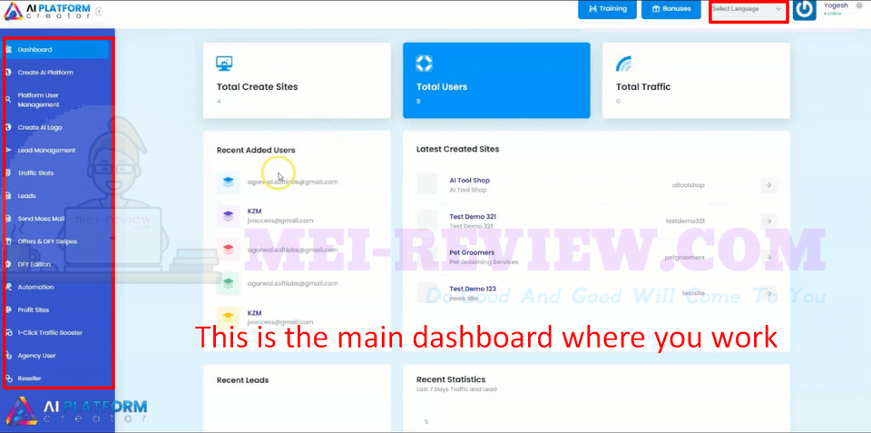 AI Platform Creator Review: DFY AI product for instant profits
