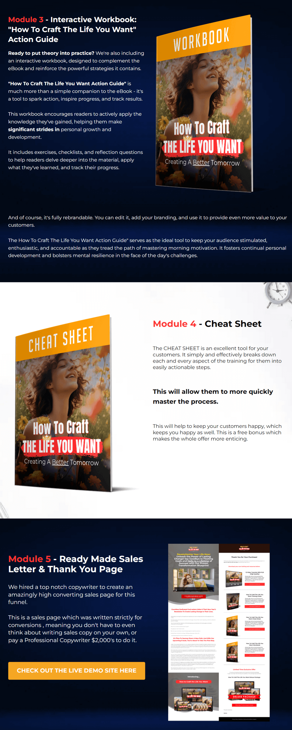 How To Craft The Life You Want PLR Review & Good Bonus