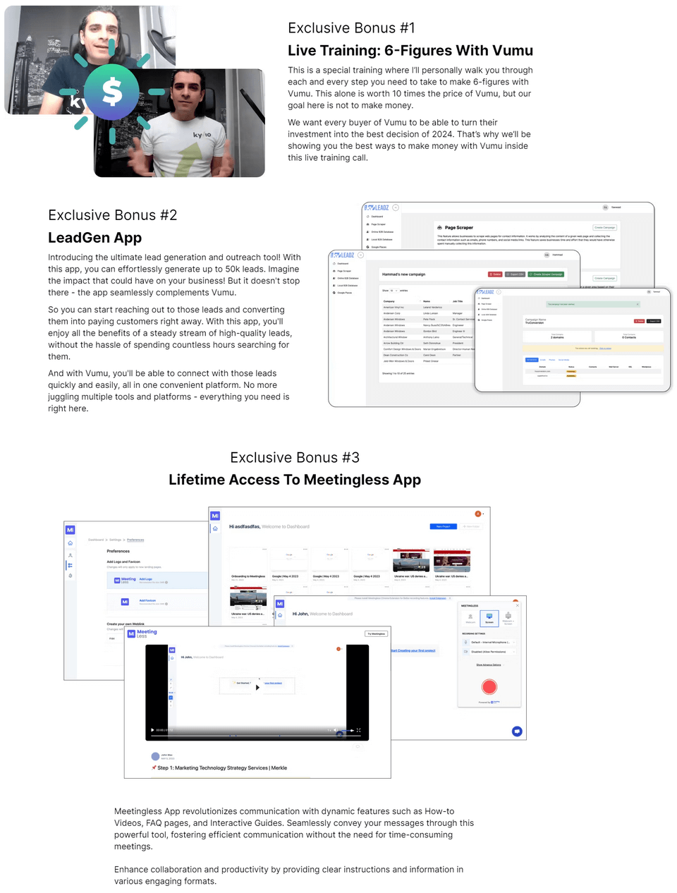 Vumu Review, Bonus, Bundle & OTO: Land more clients now!