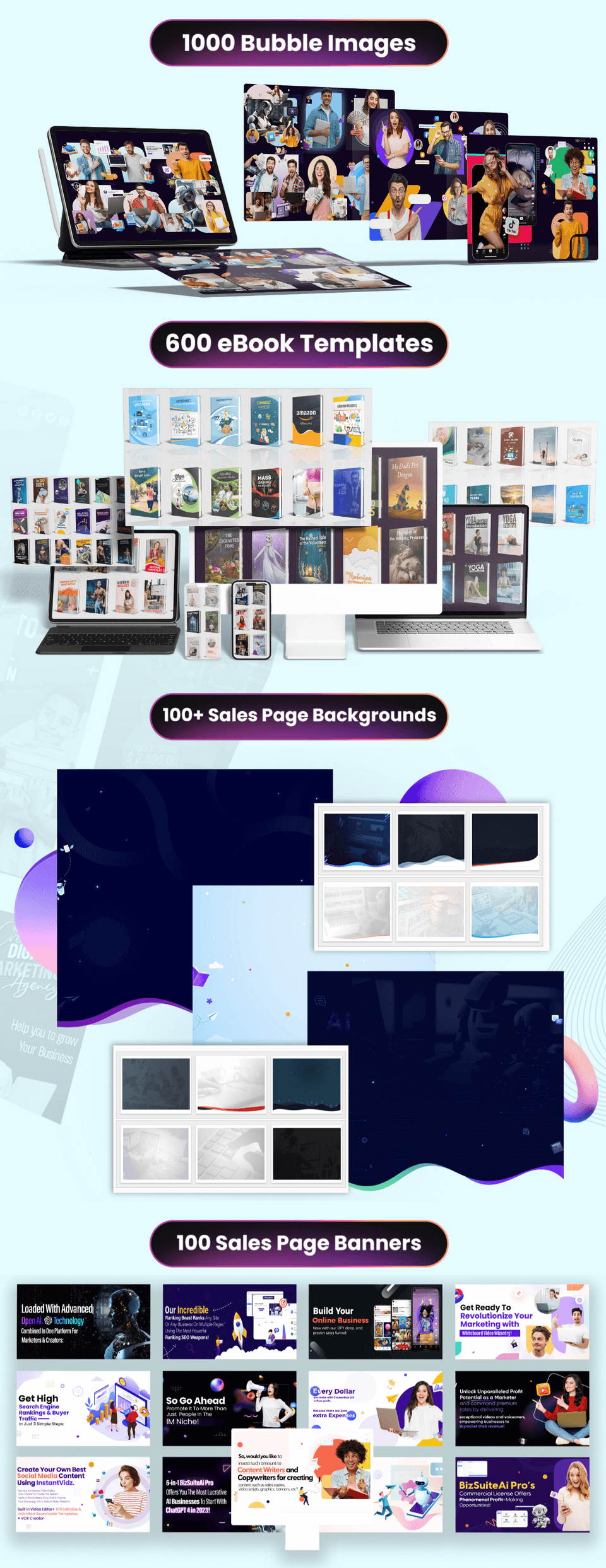 Sales Page Graphics Pack with Unrestricted PLR Review