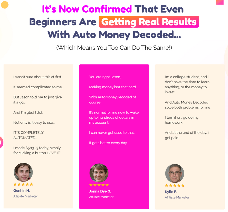 Auto Money Decoded Review: A new sales-driving method to try