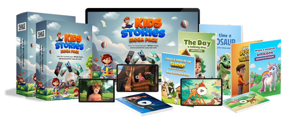 Kids Stories Mega Pack Review: DFY content bundle for kids