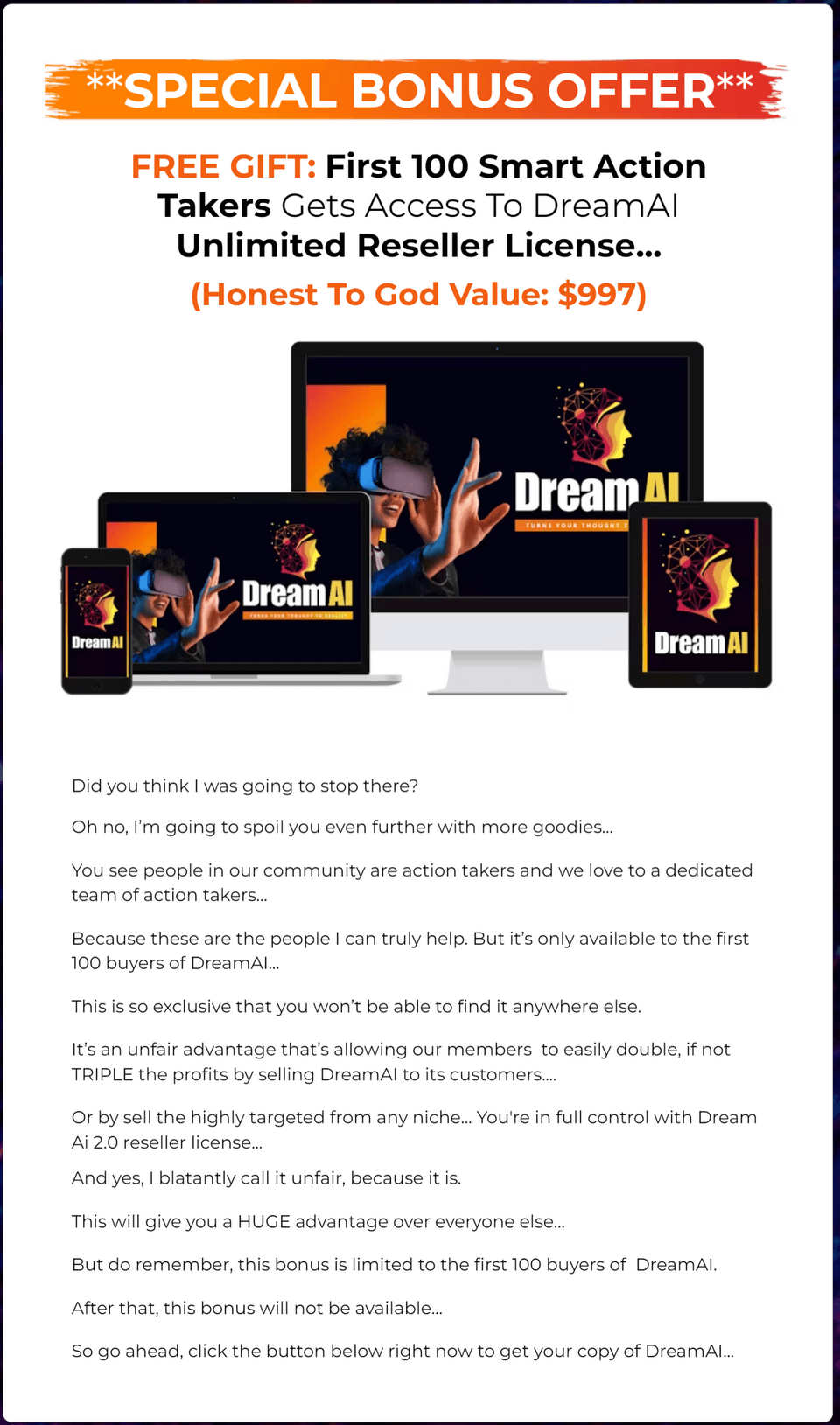 Dream AI Review & Bonus: Turn Prompts into Stunning Content