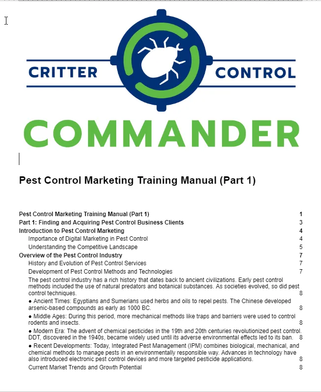 Critter Control Commander Review & Local Niche Bonuses