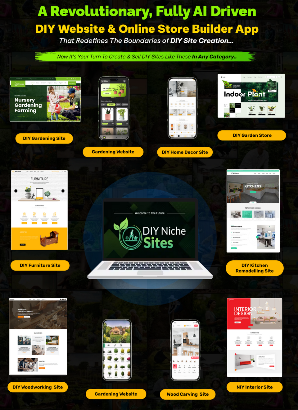 DIY Niche Sites Review & Bonus: Cash In on the DIY Craze