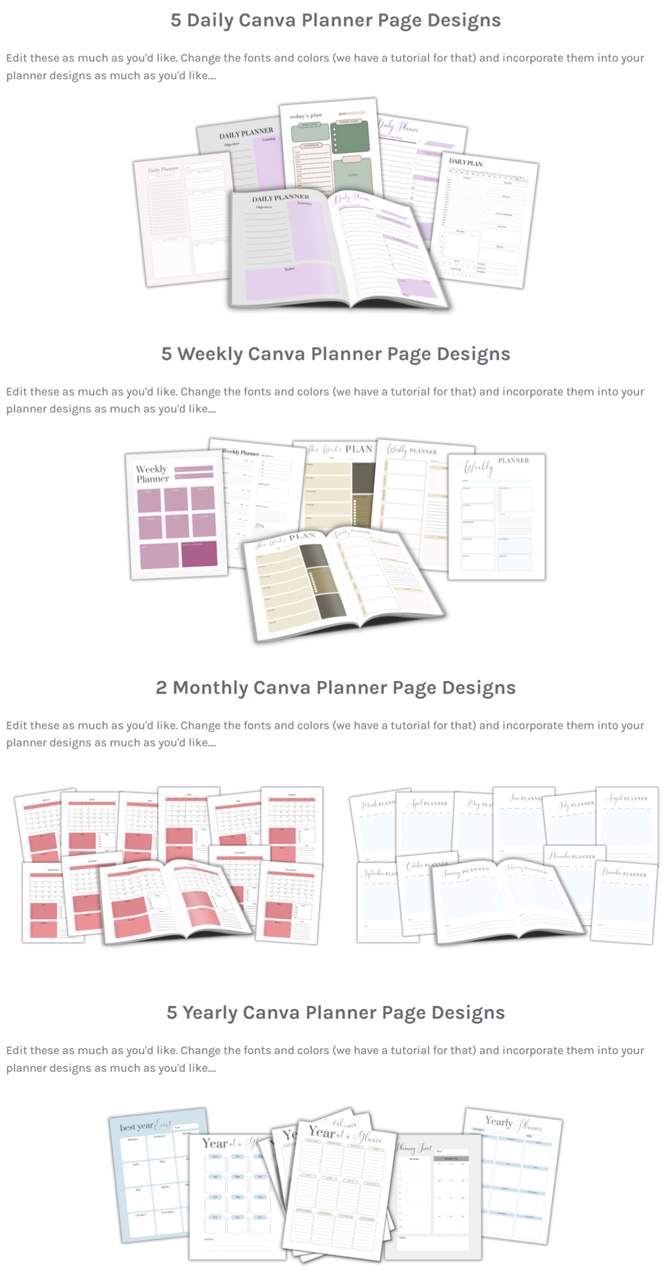 Planner Creator's University Review & My Printables Bonus