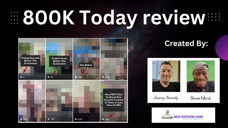 800K Today Review: Effortless Way to Viral Instagram Reels?