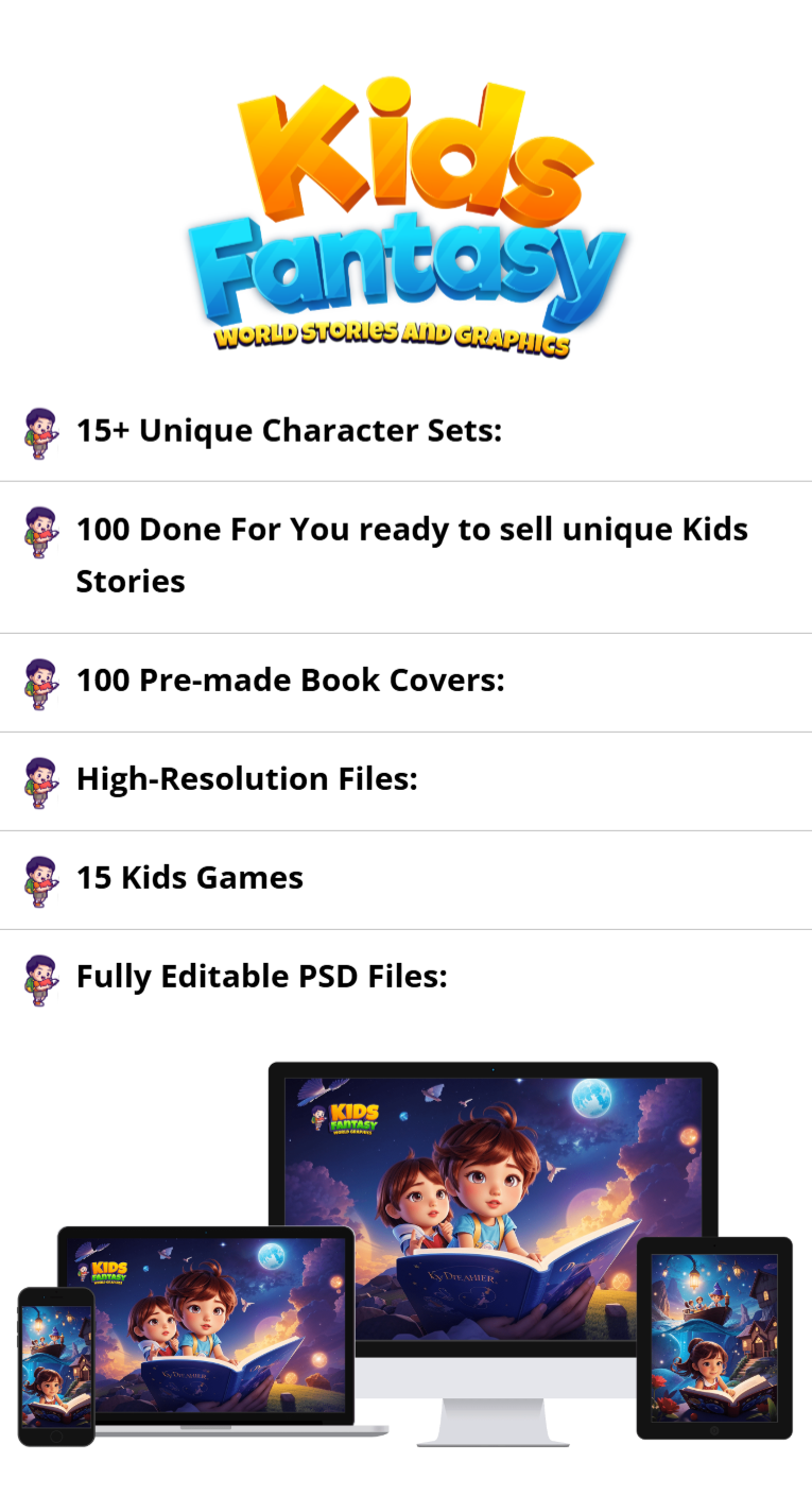 Kids Fantasy World Stories And Graphics Review & Bonuses