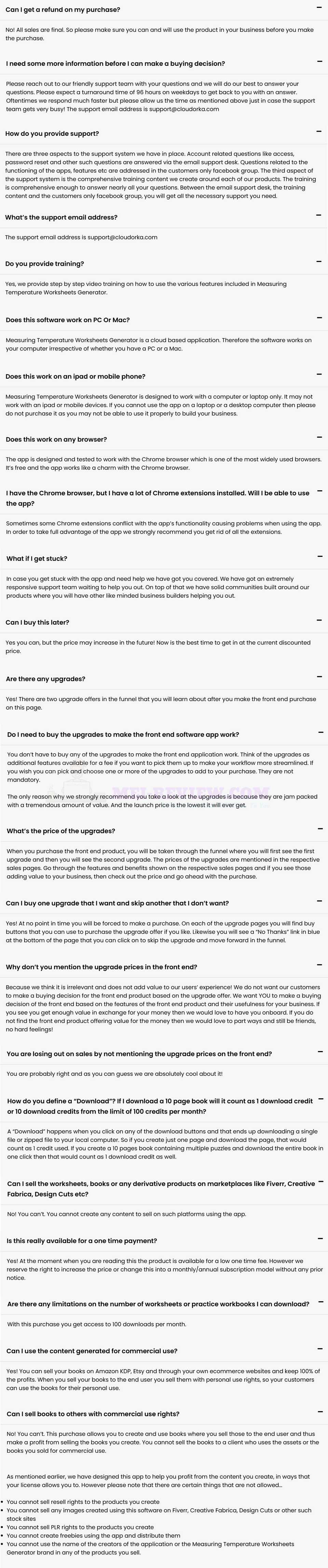 Measuring Temperature Worksheets Generator Review & Bonus