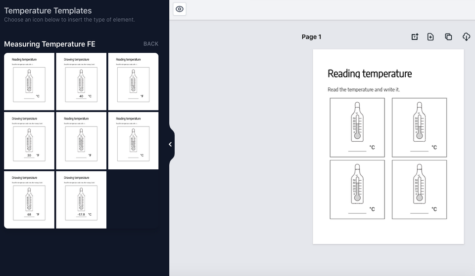 Measuring Temperature Worksheets Generator Review & Bonus