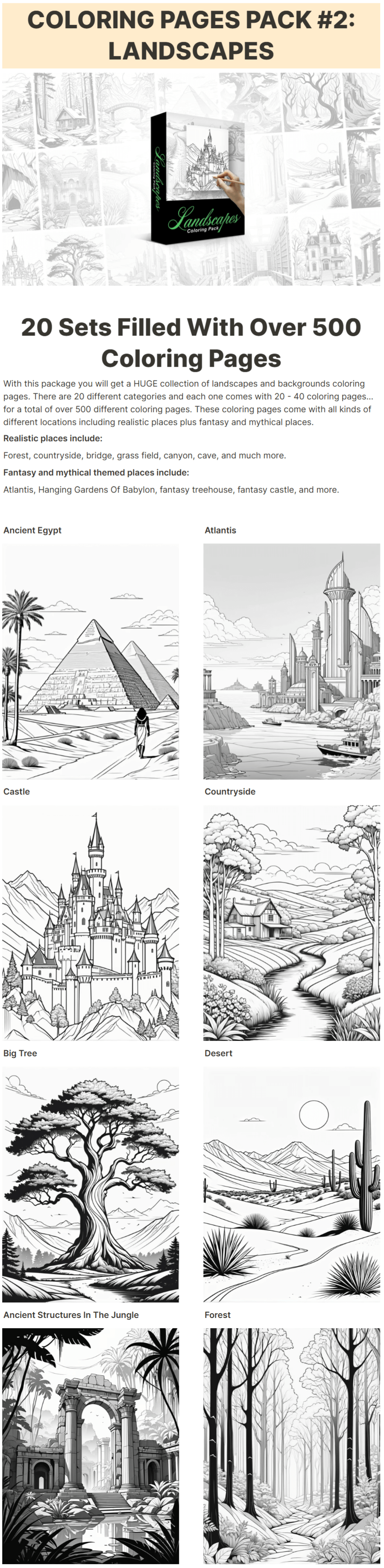 3-For-1 Coloring Pages Pack Review [Cyber Monday Deal]